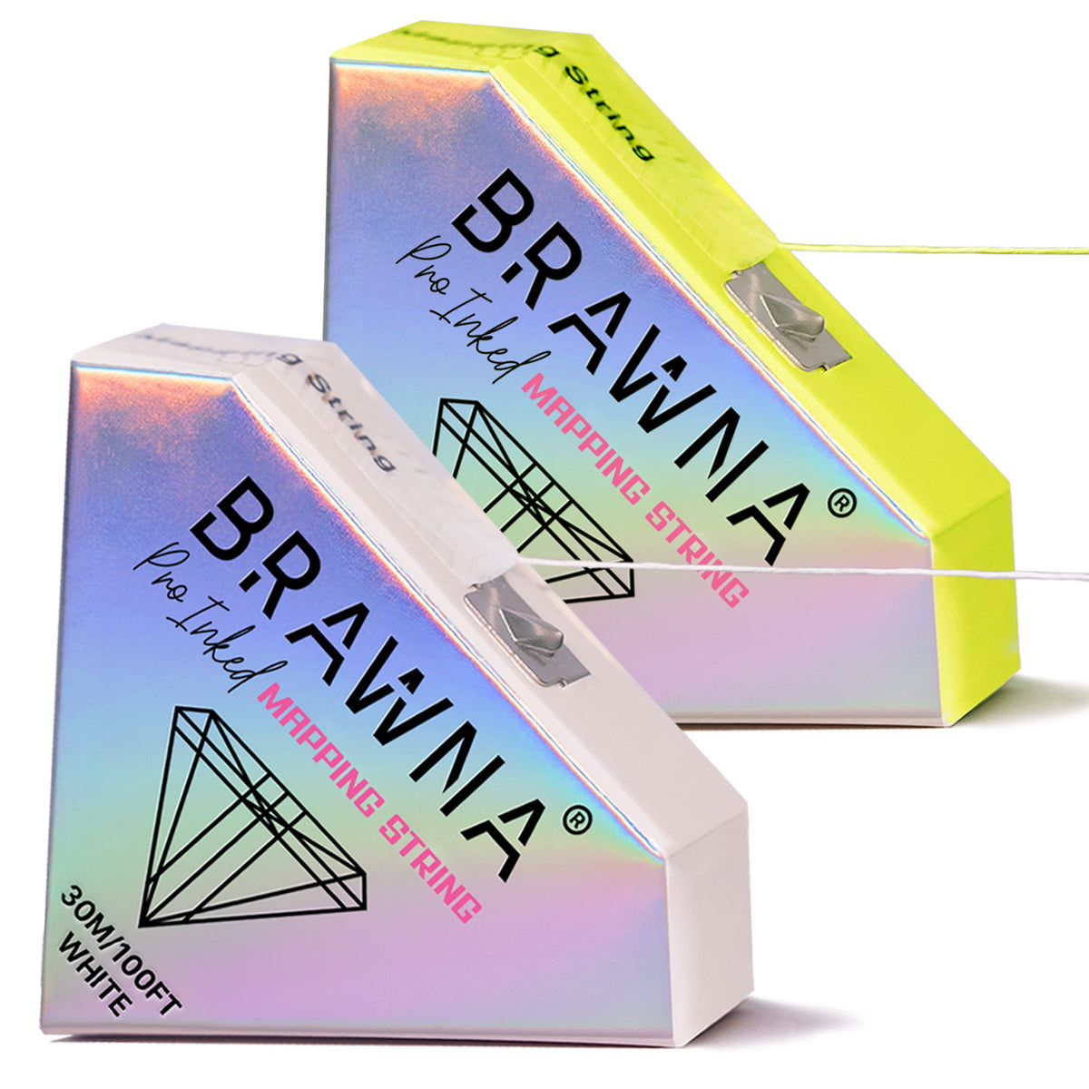 BRAWNA Mapping String for Brows and Lips Measuring - Yellow and White ...